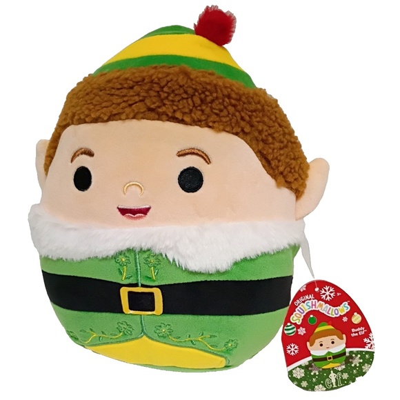 Squishmallows | Toys | Nwt Elf Squishmallows Buddy The Elf 8 Soft Plush ...